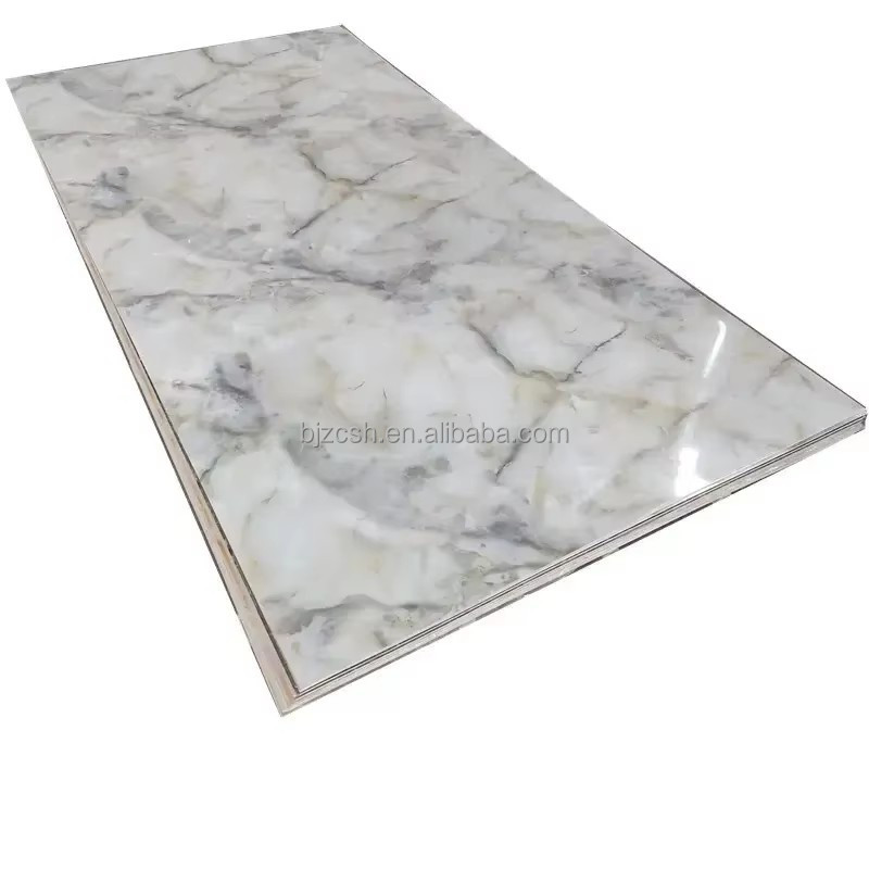 Paneles de pared de PVC de mármol de lujo - Impermeables y duraderos